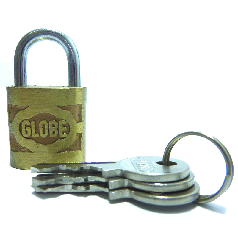 CANDADO 25MM BRONCE GLOBE | Litani Import Export